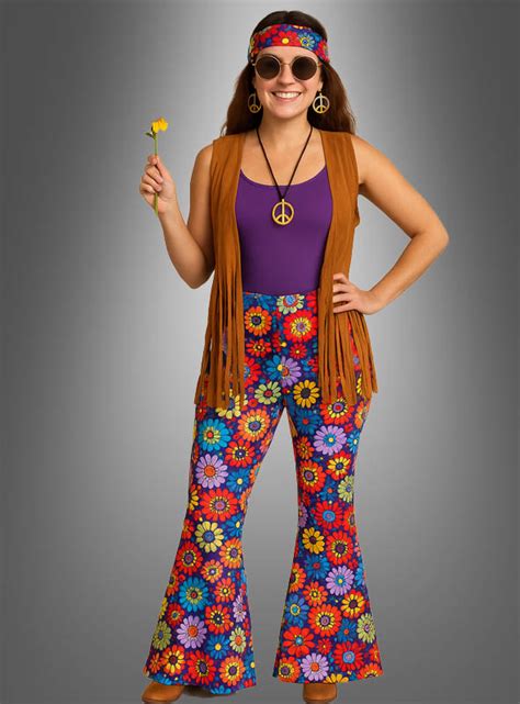 60s Hippie Costume Outfit For Women Kostümpalast