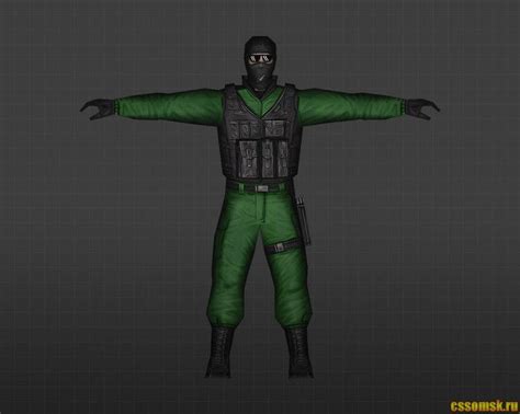 Модель «Зеленый Gign для Cs 1 6 Модели игроков Cs 1 6 Counter Strike 1 6 Каталог файлов