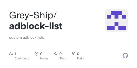 Github Grey Ship Adblock List Custom Adblock Lists