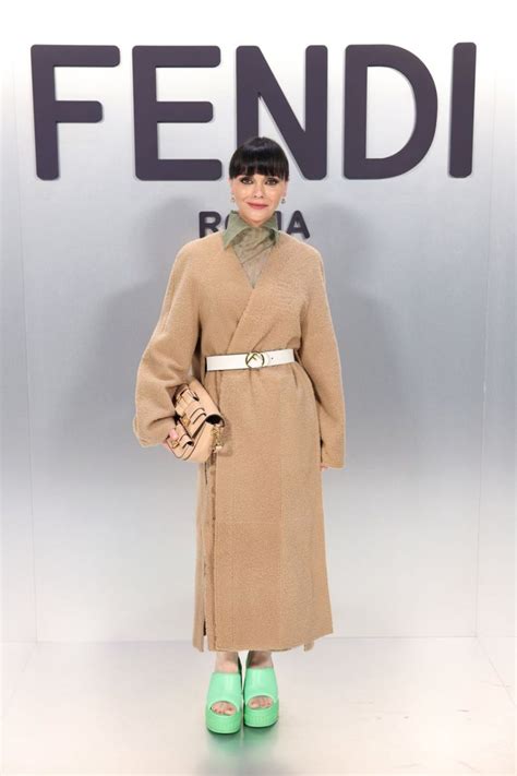 Christina Ricci Attends Fendi Fashion Show Milan Fashion Week 02 22 2023 Fashion Sizzle