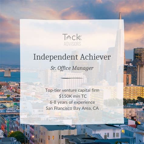 tack advisors on linkedin hiring vcjobs sfbayarea sfjobs