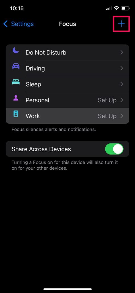 How To Use Focus Mode On IPhone IPad