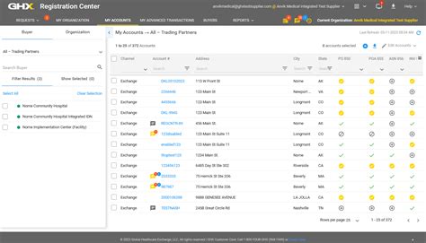 Edit Trading Partner Account Numbers