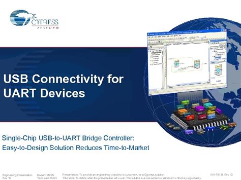 USB Connectivity For UART Devices Single Chip USB To UART Bridge