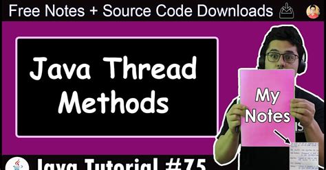 java thread methods by codewithharry