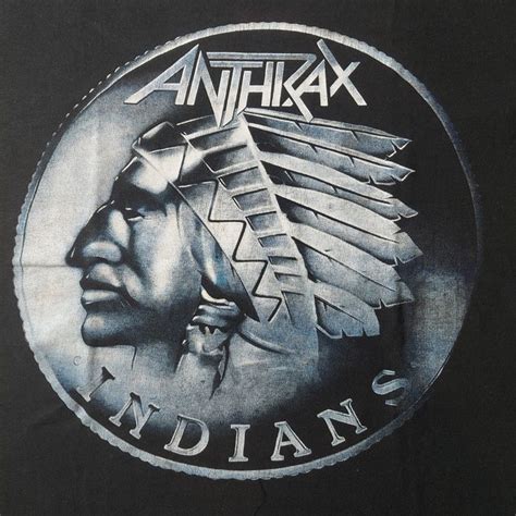 Tour Tee Anthrax Indians Grailed