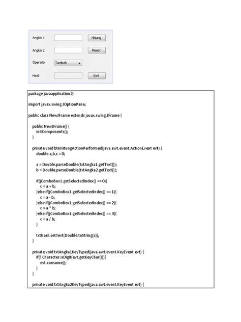 latihan 1 gui pdf java platform computer programming