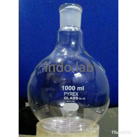 Jual BOILING FLASK 1000 ML PYREX Kab Bandung Indo Lab Tokopedia