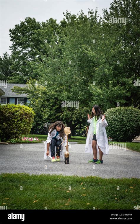 Two Teenage Girls Experiment With Combination Of Mentos And Sodas Resulting In Huge Explosion