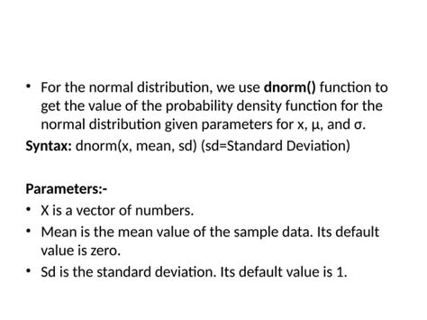 Random Normal Distribution Using Python Programming Ppt