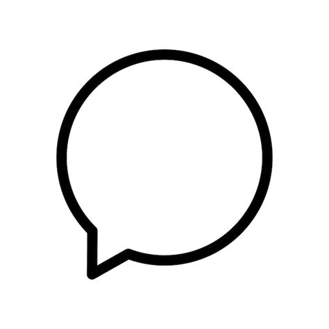 Premium Vector | Bubble speech icon vector simple design