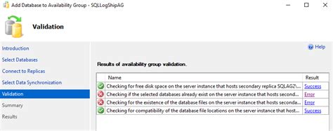 Restore An Existing Availability Group Database Participating In Sql