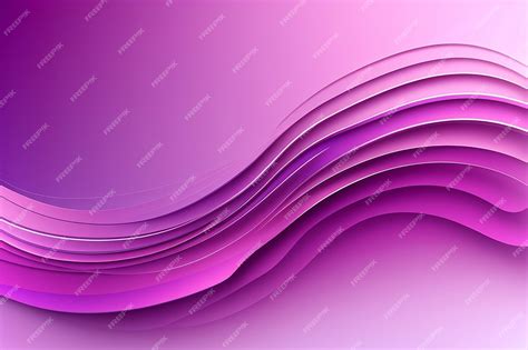 Premium Ai Image Abstract Futuristic Smooth Curve Line On Purple Gradient Color Background For
