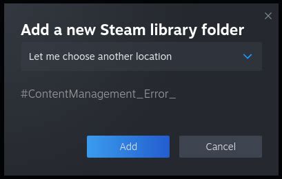 Unable To Add New Library Folder To Steam Help NixOS Discourse