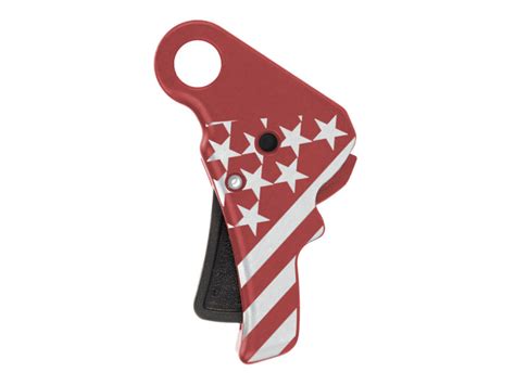 Apex Springfield Armory Hellcat Hellcat Pro Trigger Enhancement Kit In Red Black With Us Flag V1