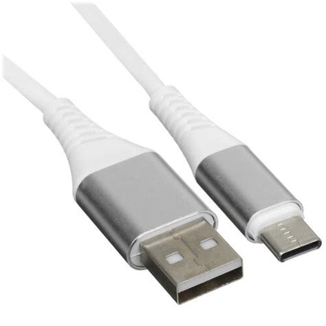 Купить Кабель круглый Dexp Usb Type C Usb 2 0 Type A белый 1 м в интернет магазине Dns