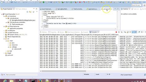 Spring Boot Freemarker Hello World Example Youtube