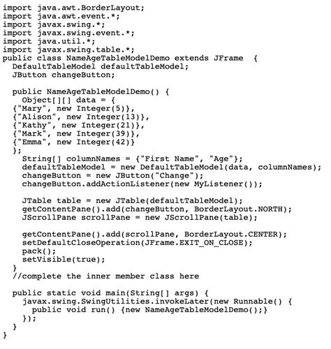 Consider The Following Java Program Class