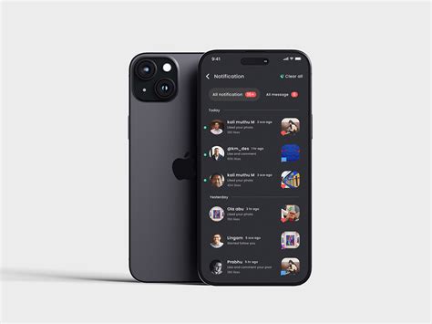 Notification Screen Mobile App Ui Design Behance