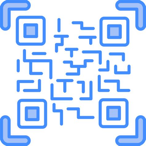 Qr Code Generic Blue Icon Qr Code Generic Blue Icon