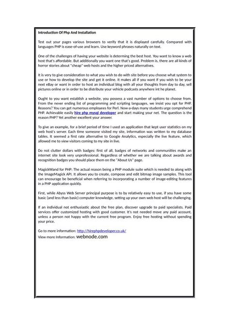 Ppt Introduction Of Php And Installation Powerpoint Presentation Free Download Id7522293