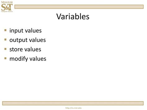 variable declarations ppt download