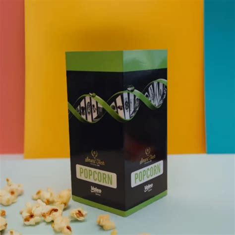 Custom Rectangular Shape With Plain Edges Popcorn Boxes