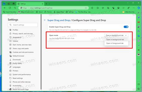 How To Turn On Or Off Super Drag Drop Feature In Microsoft Edge