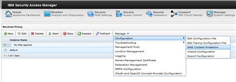 IBM Security Access Manager Reverse Proxy Web Content Protection Supplementary Information