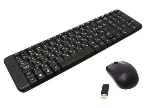 Logitech Wireless Combo Mk220 Комплект мышь клавиатура беспроводная Русская Английская