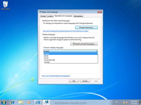 Customising Windows 7 Deployments Part 6 Adding Multiple Keyboard