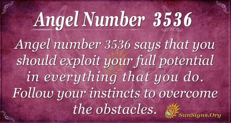 Angel Number 3536 Meaning Unleash Your Potential Sunsignsorg