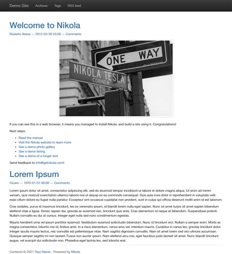 Bootstrap3 Gradients Themes For Nikola