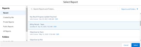 Create New Salesforce Dashboard Okrify