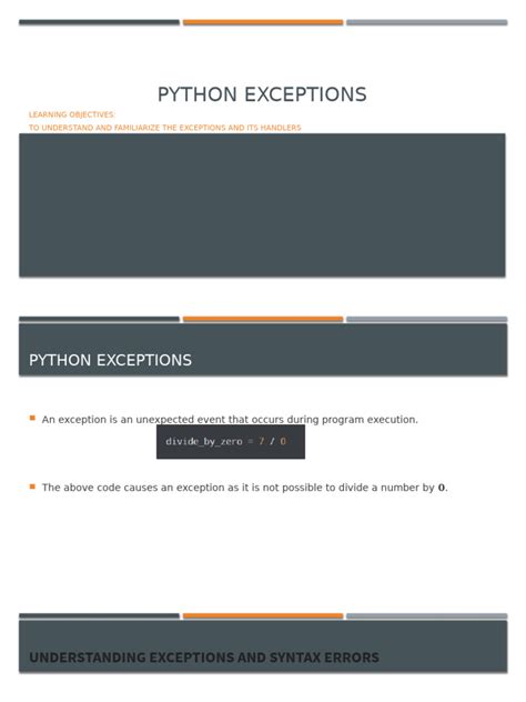 Python Exceptions 1713333020 Pdf