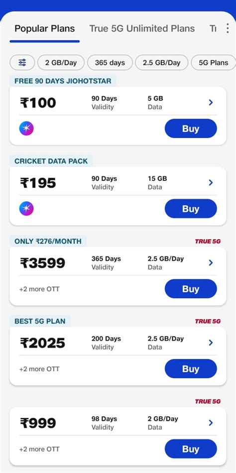 Best Jio Unlimited Calling Plans Without Internet Data 2025