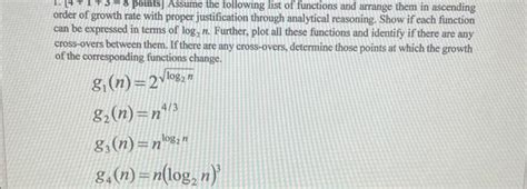 solved 1 [4 1 3 8 points] assume the following list of