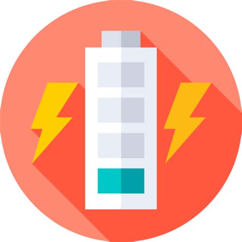 Low Energy Flat Circular Flat Icon