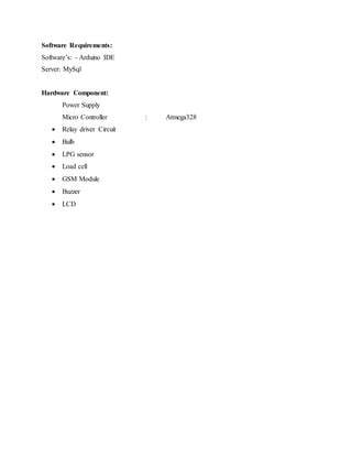 Gas Leakage Detection Based On Iot Docx