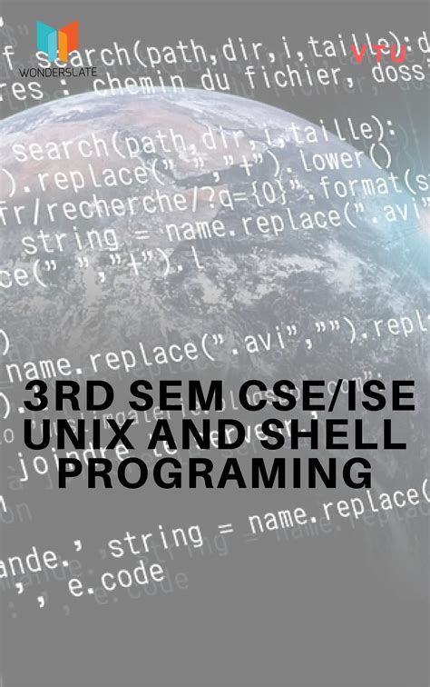 Vtu 3rd Sem Cseise Unix And Shell Programing For 2023 Exam Wonderslate
