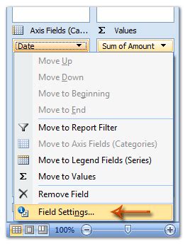 How To Change Date Format In Axis Of Chart Pivotchart In Excel