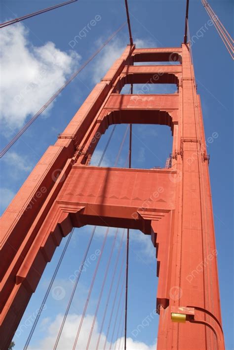 Golden Gate Bridge Tower Photo Background And Picture For Free Download Pngtree