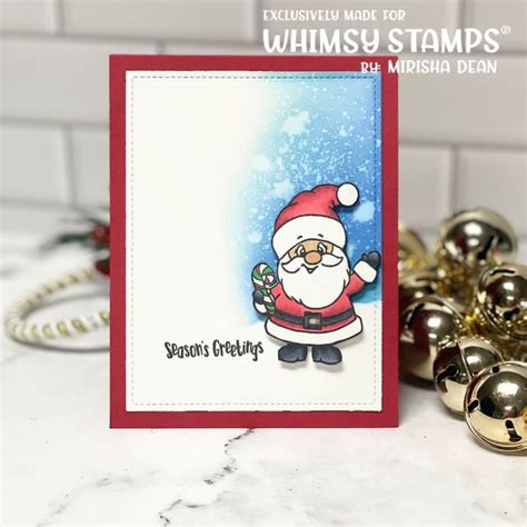 Santa And Friends Clear Stamps Whimsy Stamps