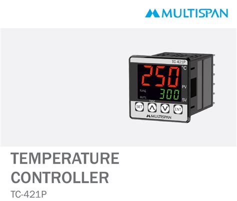 TC P DOUBLE DISPLAY FIX INPUT PID CONTROLLER X X MULTISPAN Myelectric In