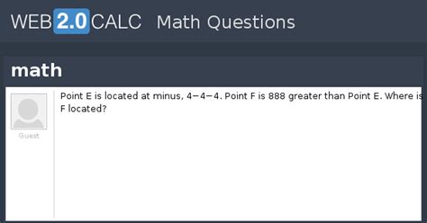 View Question Math