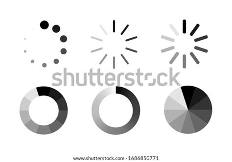 Loading Process Bar Vector Isolated Elements Stock Vector Royalty Free 1686850771 Shutterstock