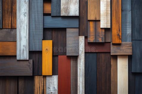 Colorful Cladding Boards Studio Display Stock Illustration
