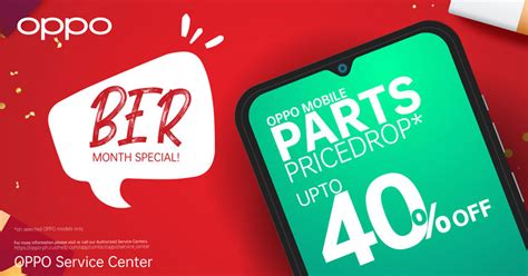 Get Up To 40 Off On Service Parts In OPPO Service Centers Technobababe