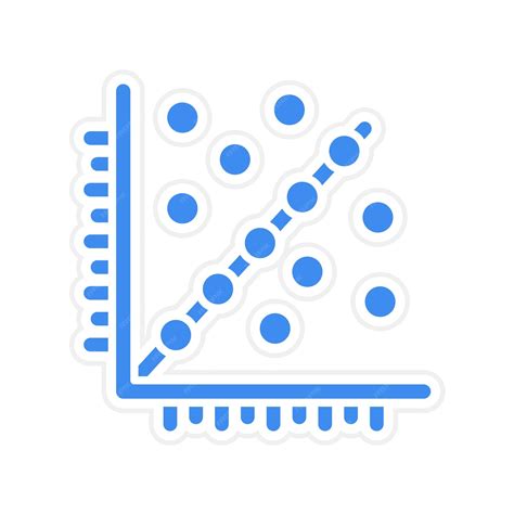 Premium Vector Regression Analysis Icon Vector Image Can Be Used For