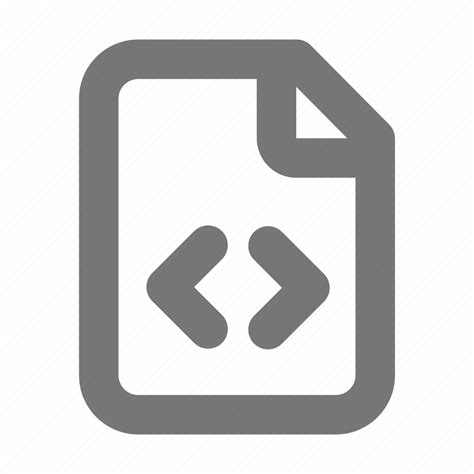 bracket code css file html icon download on iconfinder